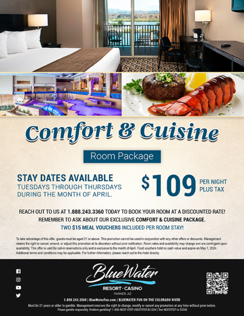 Ring in the Riches Cash Giveaways - Blue Water Resort & Casino